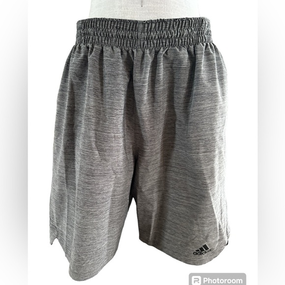 adidas | Shorts | Adidas Gray Gym Shorts Perforated Venting Breathable ...